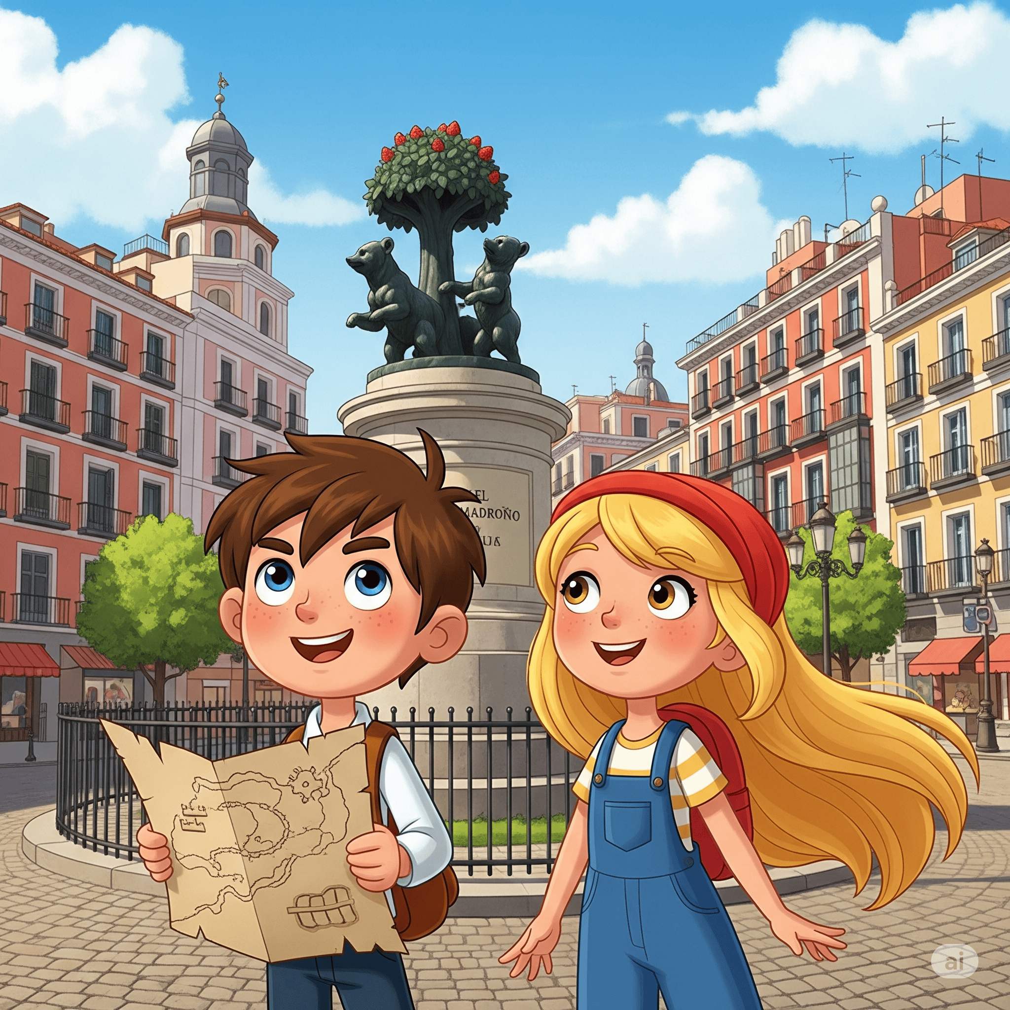 Aventura en Madrid para Niños: El Misterio del Oso y el Madroño-